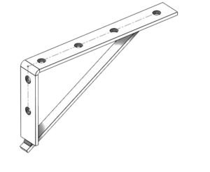 Fig. 9105BB Heavy Duty Bracket, 12-1/2" - Empire Industries